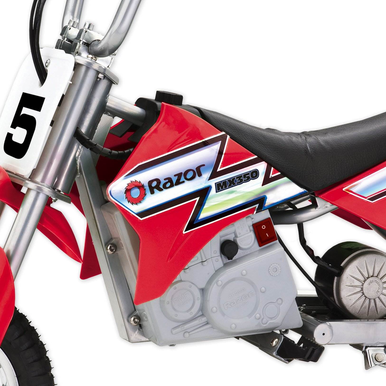 Razor MX350 Dirt Rocket Electric Motocross Motorcycle Dirt Bike, Red (2 ...