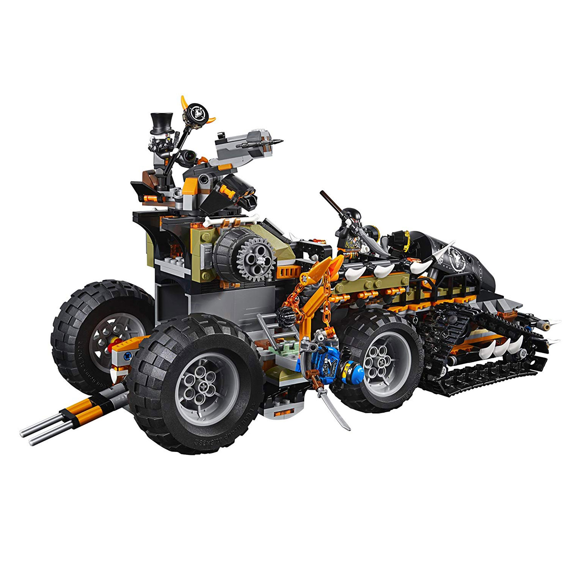 LEGO 70654 Ninjago 1,179 Piece Dieselnaut Building Set for Kids 9-14 ...