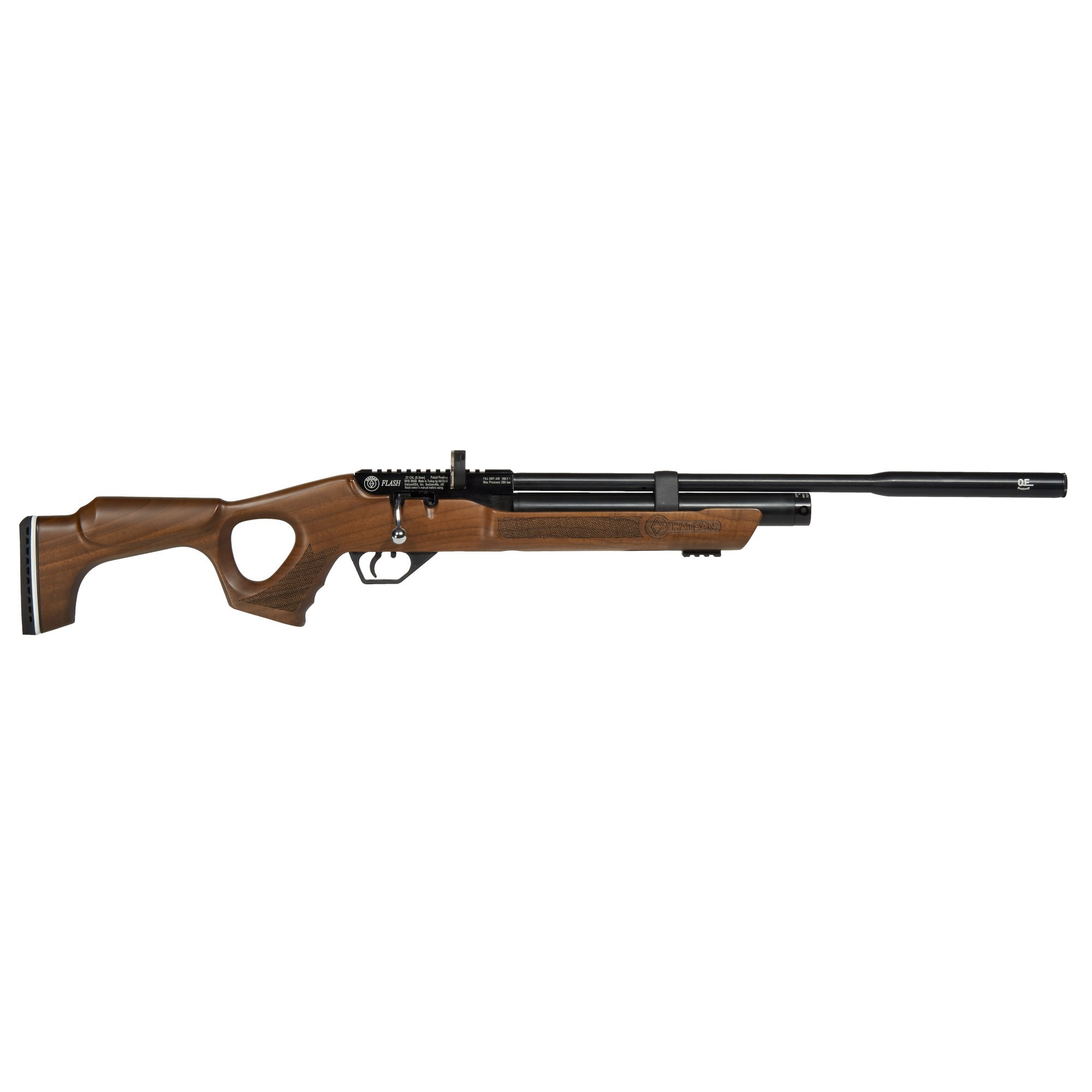 Hatsan Versatile Flash QE 0.22 Caliber PCP Bolt Action Repeater Air Gun ...