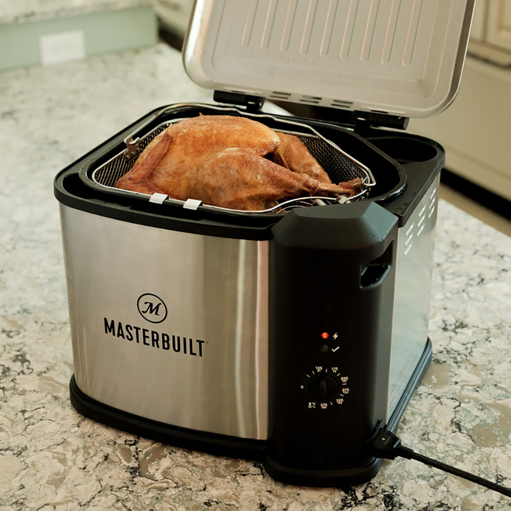 Masterbuilt Butterball Xl Electric Deep Fryer Boiler Steamer 10l Open