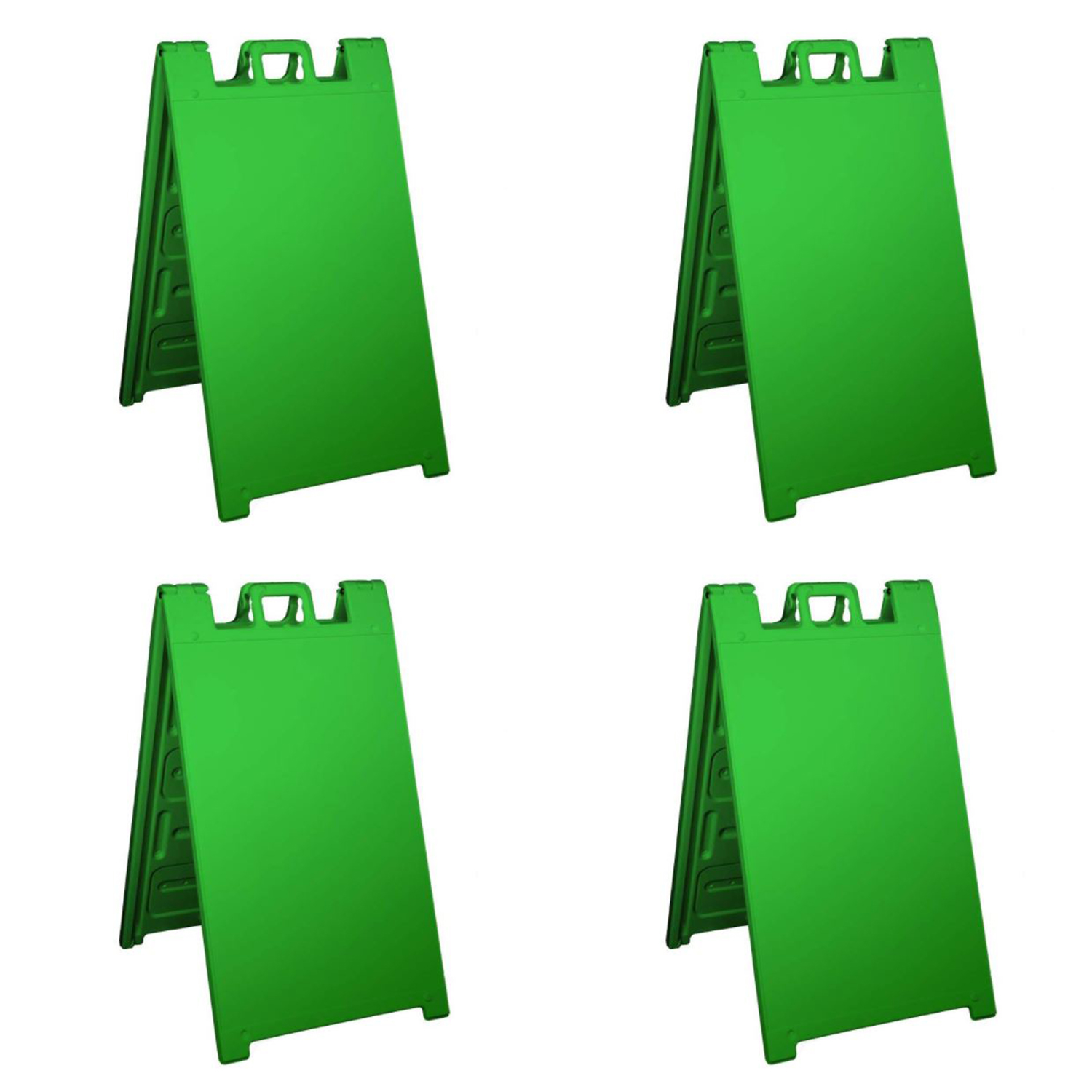 Plasticade Signicade Portable Folding Sidewalk Double Sided Sign, Green ...