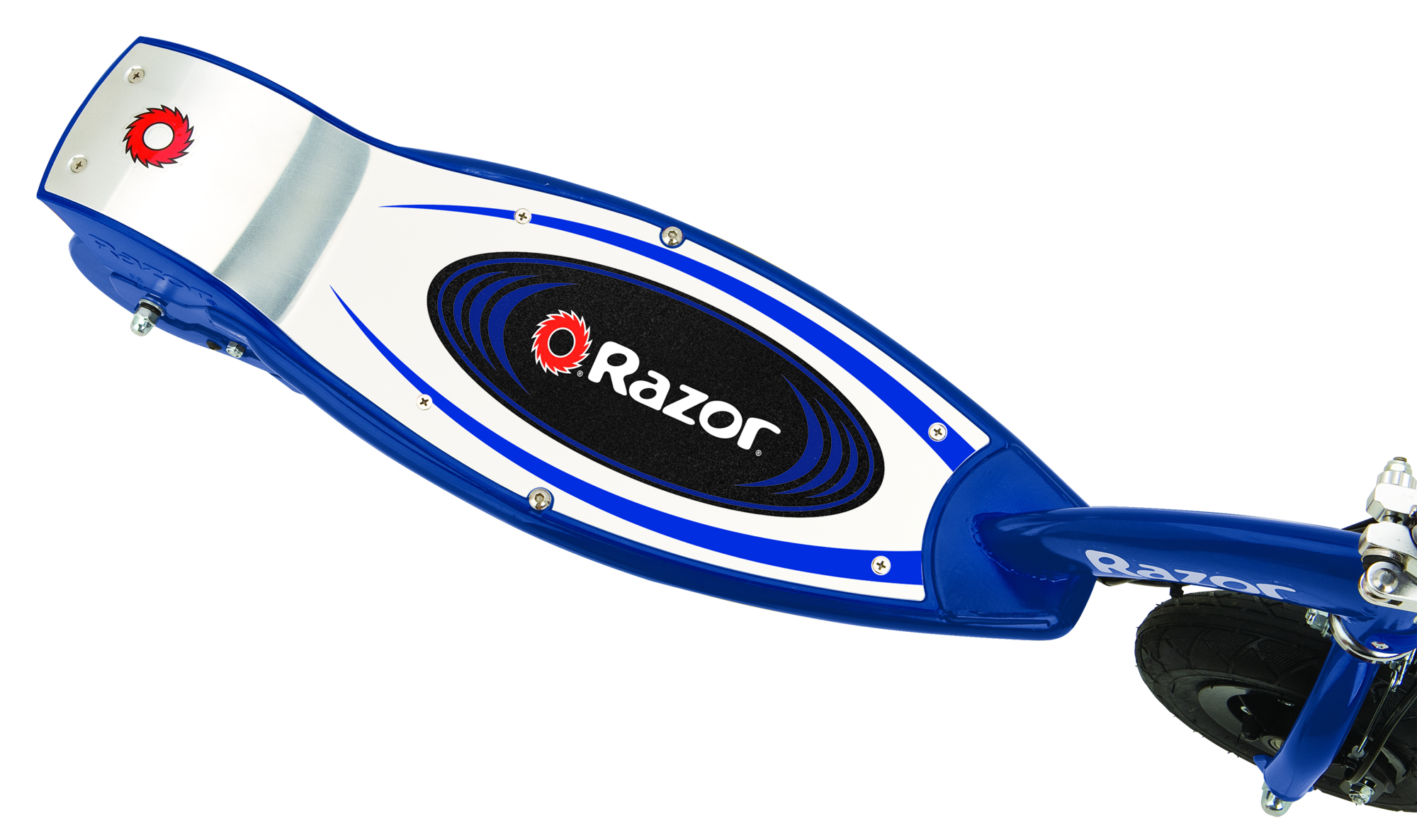 Razor E125 Motorized 24-Volt Rechargeable Electric Scooter, Blue (Used ...