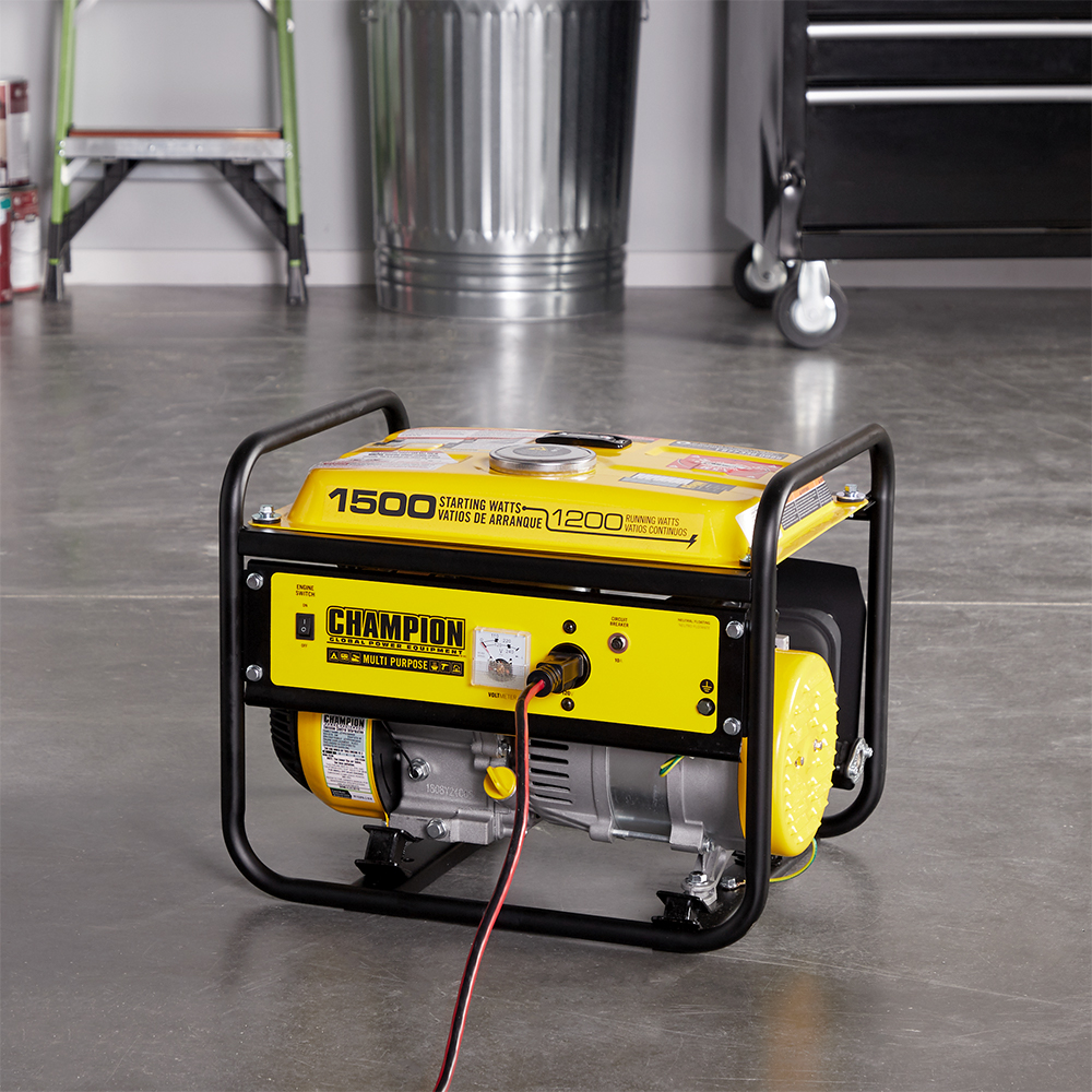 Champion 1200 Watt Portable Quiet Recoil Start Gas Powered Home & RV ... Champion 1200 Watt Portable Quiet Recoil Start Gas Powered Home & RV ...